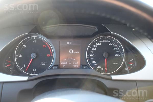Pelēks Audi A4 2011 Rīga, ar dzinēja tilpumu 3.00 L un nobraukumu 232 tūkst. km par 6900 €, foto 7 vietnē AUTOMOTO.COM.LV