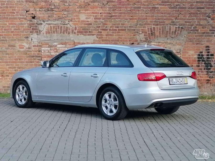 Grey Audi A4 2012 in Vilnius, with an engine capacity of 2.00 L and mileage of 212 thousand km for 7000 €, photo 7 on AUTOMOTO.COM.LV
