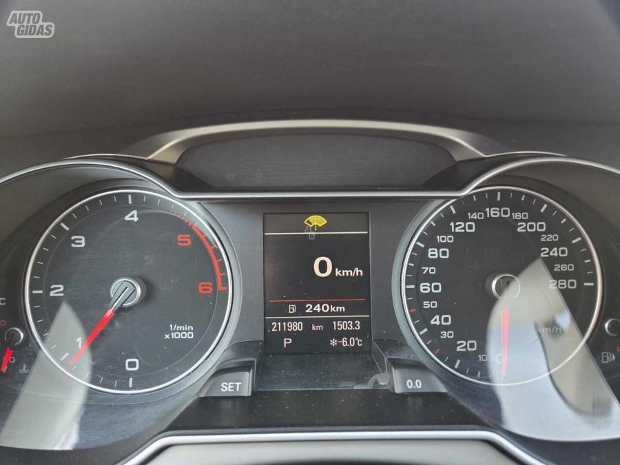 Pelēks Audi A4 2012 Viļņa, ar dzinēja tilpumu 2.00 L un nobraukumu 212 tūkst. km par 7000 €, foto 22 vietnē AUTOMOTO.COM.LV