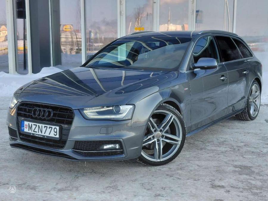 Pelēks Audi A4 2012 Viļņa, ar dzinēja tilpumu 2.97 L un nobraukumu 291 tūkst. km par 9000 €, foto 3 vietnē AUTOMOTO.COM.LV