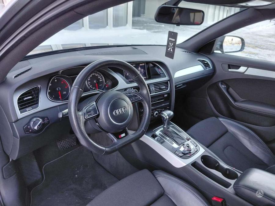 Pelēks Audi A4 2012 Viļņa, ar dzinēja tilpumu 2.97 L un nobraukumu 291 tūkst. km par 9000 €, foto 7 vietnē AUTOMOTO.COM.LV