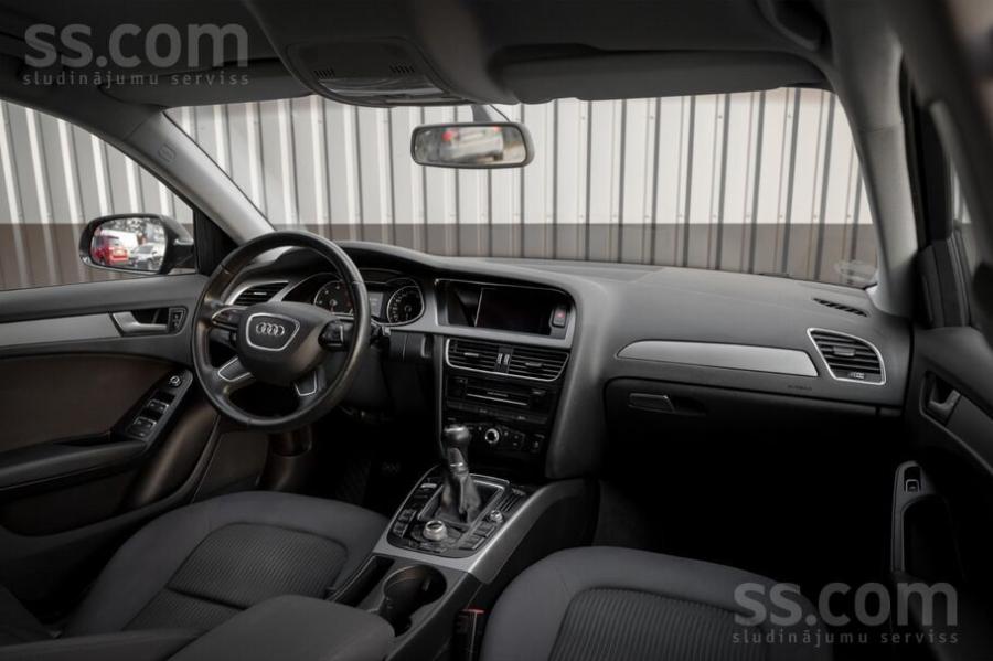 Pelēks Audi A4 2012 Talsi, ar dzinēja tilpumu 2.00 L un nobraukumu 233 tūkst. km par 9490 €, foto 9 vietnē AUTOMOTO.COM.LV