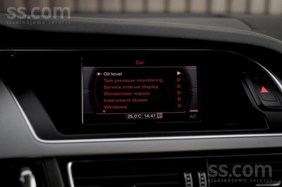 Pelēks Audi A4 2012 Talsi, ar dzinēja tilpumu 2.00 L un nobraukumu 233 tūkst. km par 9490 €, foto 22 vietnē AUTOMOTO.COM.LV