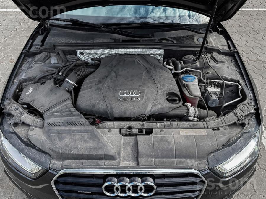 Grey Audi A4 2012 in Riga, with an engine capacity of 3.00 L and mileage of 0 thousand km for 9250 €, photo 11 on AUTOMOTO.COM.LV