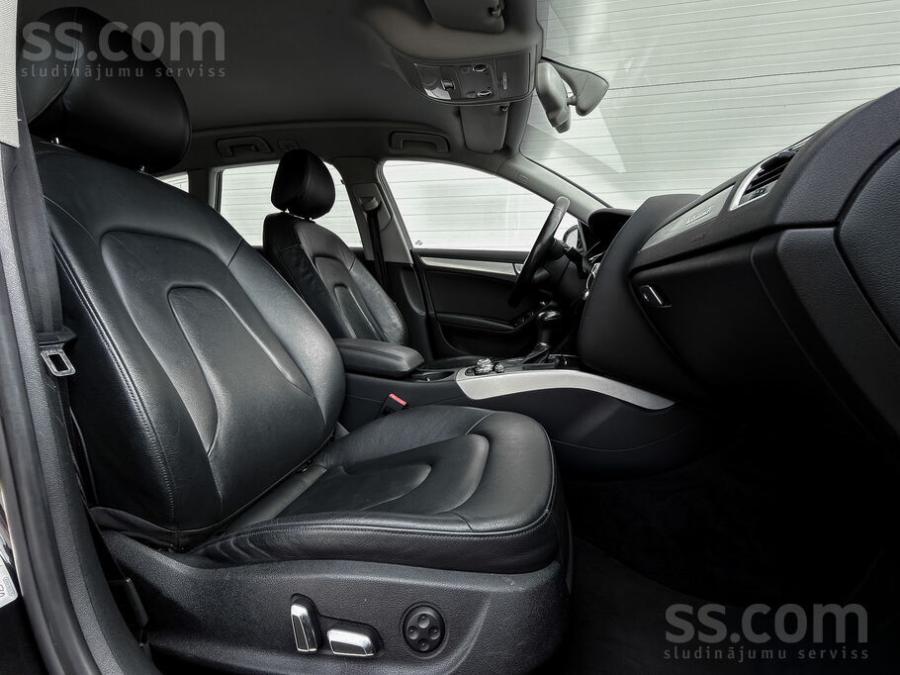 Grey Audi A4 2012 in Riga, with an engine capacity of 3.00 L and mileage of 0 thousand km for 9250 €, photo 19 on AUTOMOTO.COM.LV