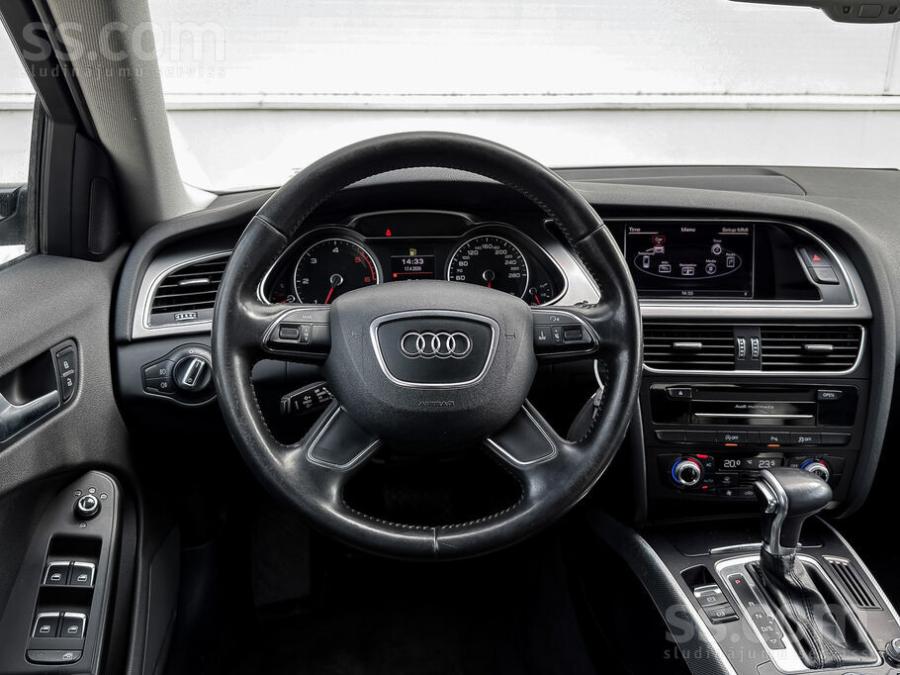 Grey Audi A4 2012 in Riga, with an engine capacity of 3.00 L and mileage of 0 thousand km for 9250 €, photo 23 on AUTOMOTO.COM.LV