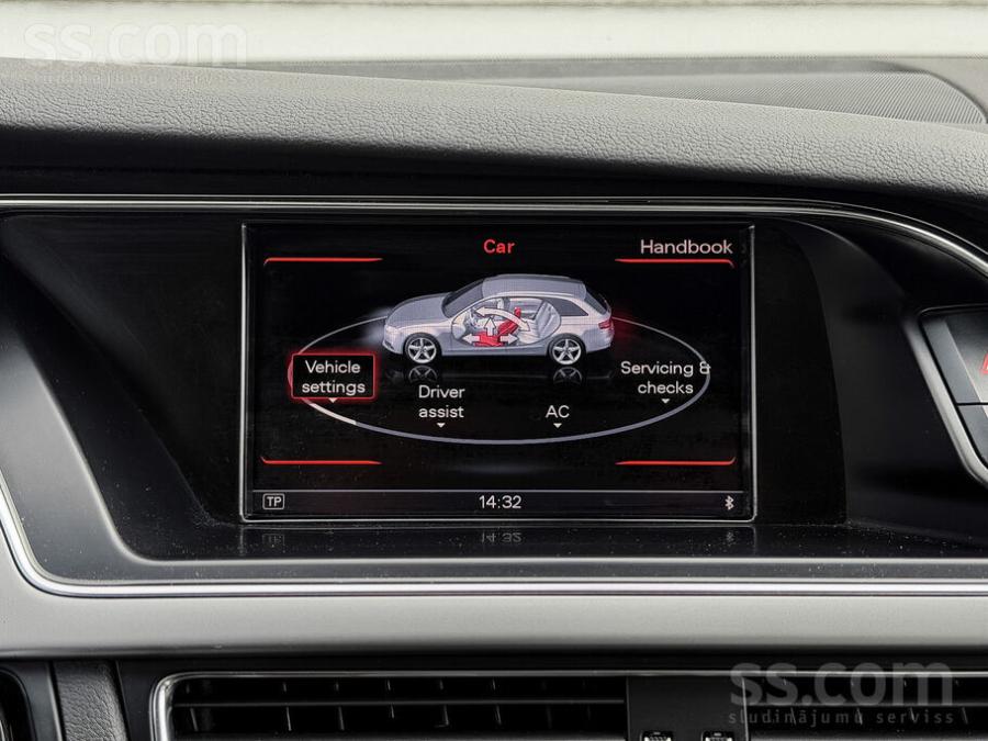 Grey Audi A4 2012 in Riga, with an engine capacity of 3.00 L and mileage of 0 thousand km for 9250 €, photo 32 on AUTOMOTO.COM.LV