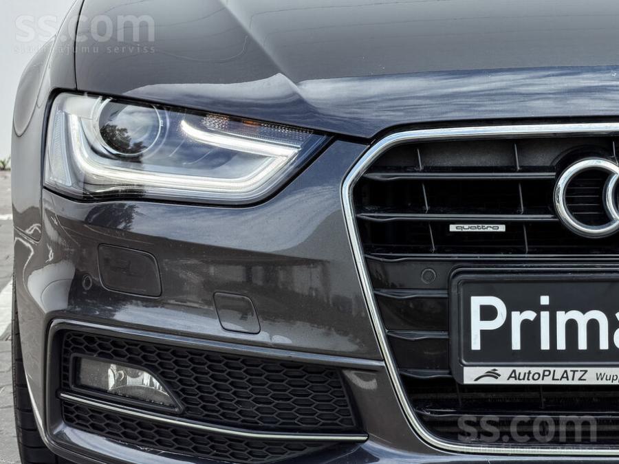 Grey Audi A4 2012 in Riga, with an engine capacity of 3.00 L and mileage of 0 thousand km for 9250 €, photo 36 on AUTOMOTO.COM.LV