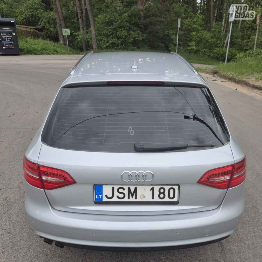 Grey Audi A4 2012 in Vilnius, with an engine capacity of 2.00 L and mileage of 345 thousand km for 7100 €, photo 6 on AUTOMOTO.COM.LV