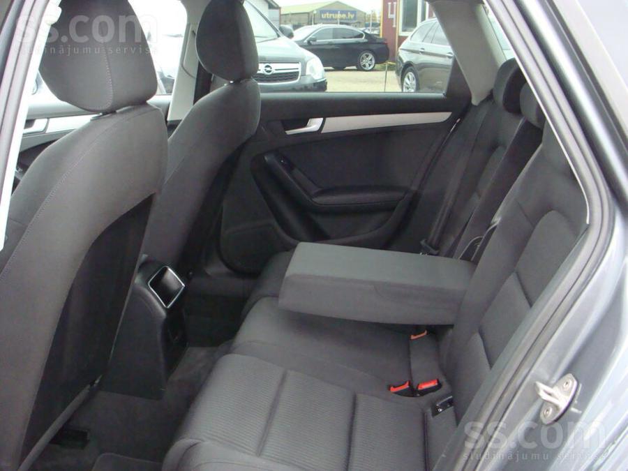 Grey Audi A4 2012 in Riga, with an engine capacity of 2.00 L and mileage of 0 thousand km for 7500 €, photo 17 on AUTOMOTO.COM.LV