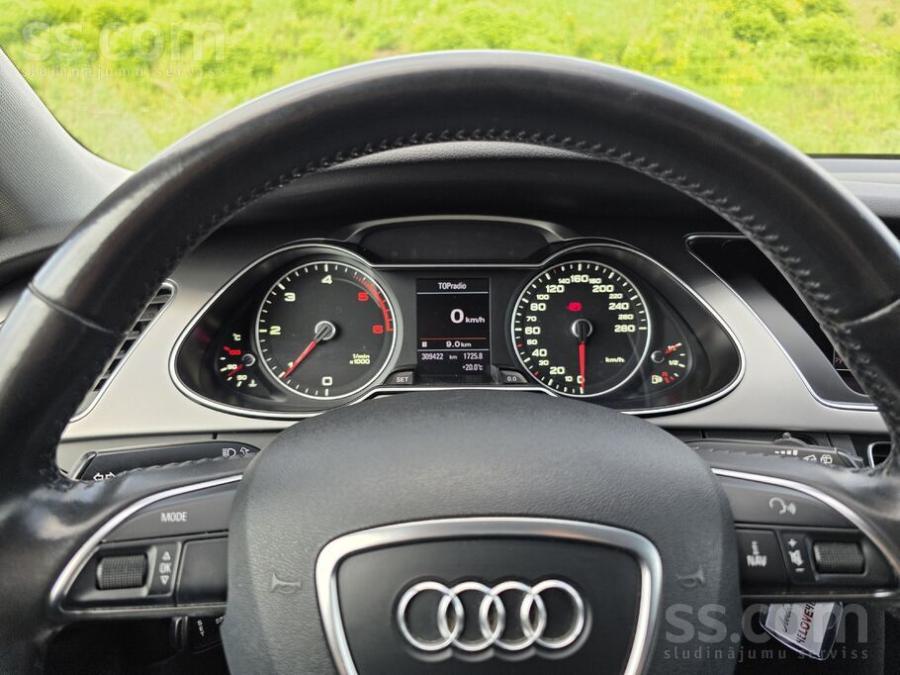 Pelēks Audi A4 2012 Daugavpils, ar dzinēja tilpumu 2.00 L un nobraukumu 310 tūkst. km par 8300 €, foto 9 vietnē AUTOMOTO.COM.LV