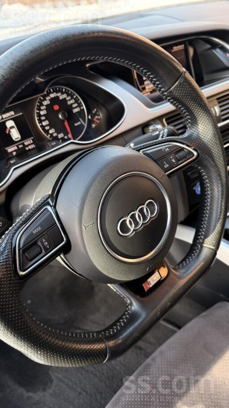 Grey Audi A4 2012 in Tukums, with an engine capacity of 2.00 L and mileage of 290 thousand km for 12100 €, photo 11 on AUTOMOTO.COM.LV
