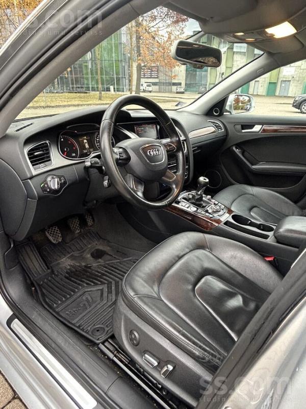 Grey Audi A4 2012 in Riga, with an engine capacity of 2.00 L and mileage of 385 thousand km for 8500 €, photo 7 on AUTOMOTO.COM.LV