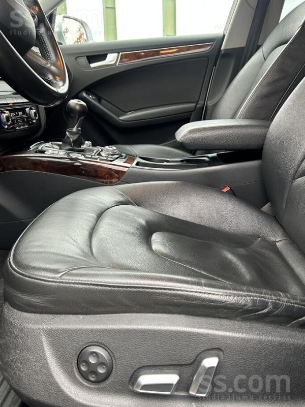 Grey Audi A4 2012 in Riga, with an engine capacity of 2.00 L and mileage of 385 thousand km for 8500 €, photo 9 on AUTOMOTO.COM.LV