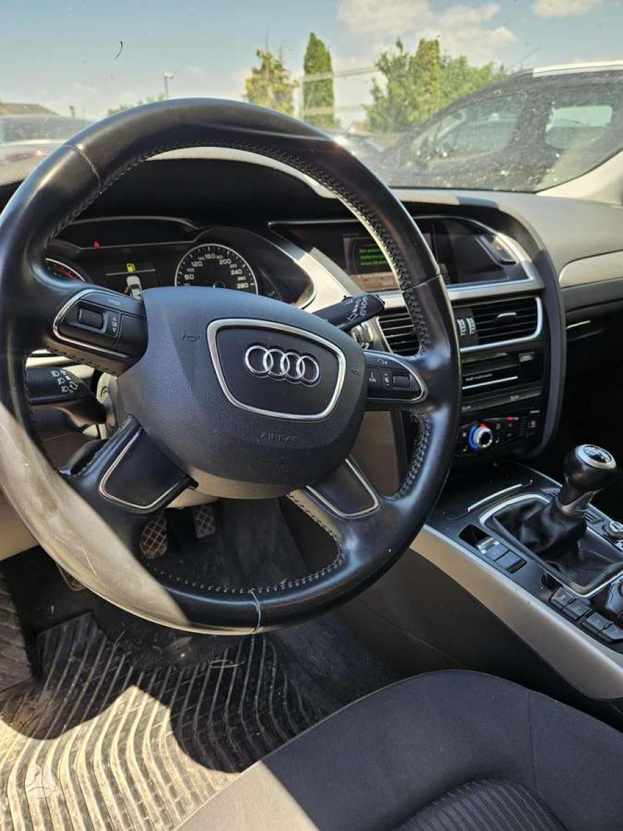 Pelēks Audi A4 2012 Anykščiai, ar dzinēja tilpumu 1.97 L un nobraukumu 293 tūkst. km par 5300 €, foto 6 vietnē AUTOMOTO.COM.LV
