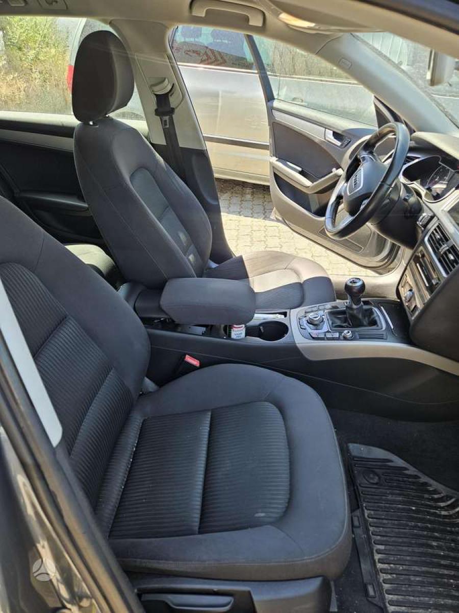 Pelēks Audi A4 2012 Anykščiai, ar dzinēja tilpumu 1.97 L un nobraukumu 293 tūkst. km par 5300 €, foto 9 vietnē AUTOMOTO.COM.LV