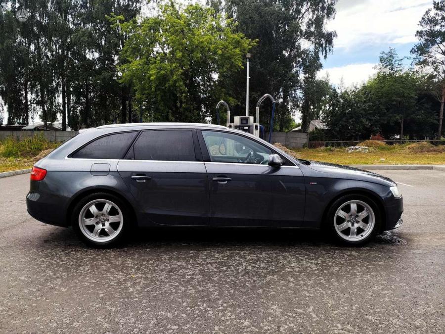 Pelēks Audi A4 2012 Panevēža, ar dzinēja tilpumu 2.00 L un nobraukumu 293 tūkst. km par 4777 €, foto 6 vietnē AUTOMOTO.COM.LV