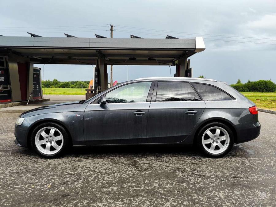 Pelēks Audi A4 2012 Panevēža, ar dzinēja tilpumu 2.00 L un nobraukumu 293 tūkst. km par 4777 €, foto 8 vietnē AUTOMOTO.COM.LV
