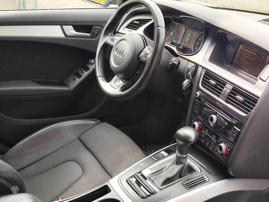 Pelēks Audi A4 2012 Panevēža, ar dzinēja tilpumu 2.00 L un nobraukumu 293 tūkst. km par 4777 €, foto 13 vietnē AUTOMOTO.COM.LV