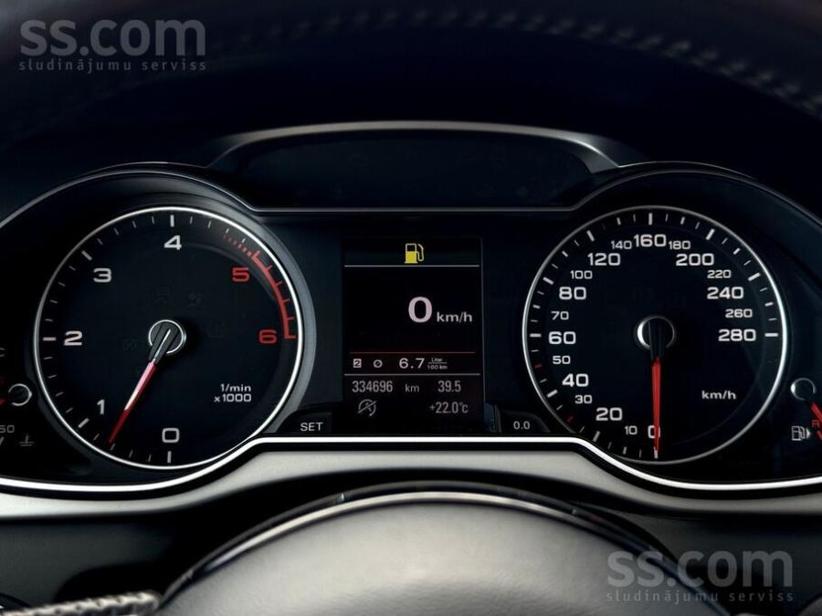 Grey Audi A4 2012 in Rezekne, with an engine capacity of 3.00 L and mileage of 334 thousand km for 8990 €, photo 29 on AUTOMOTO.COM.LV