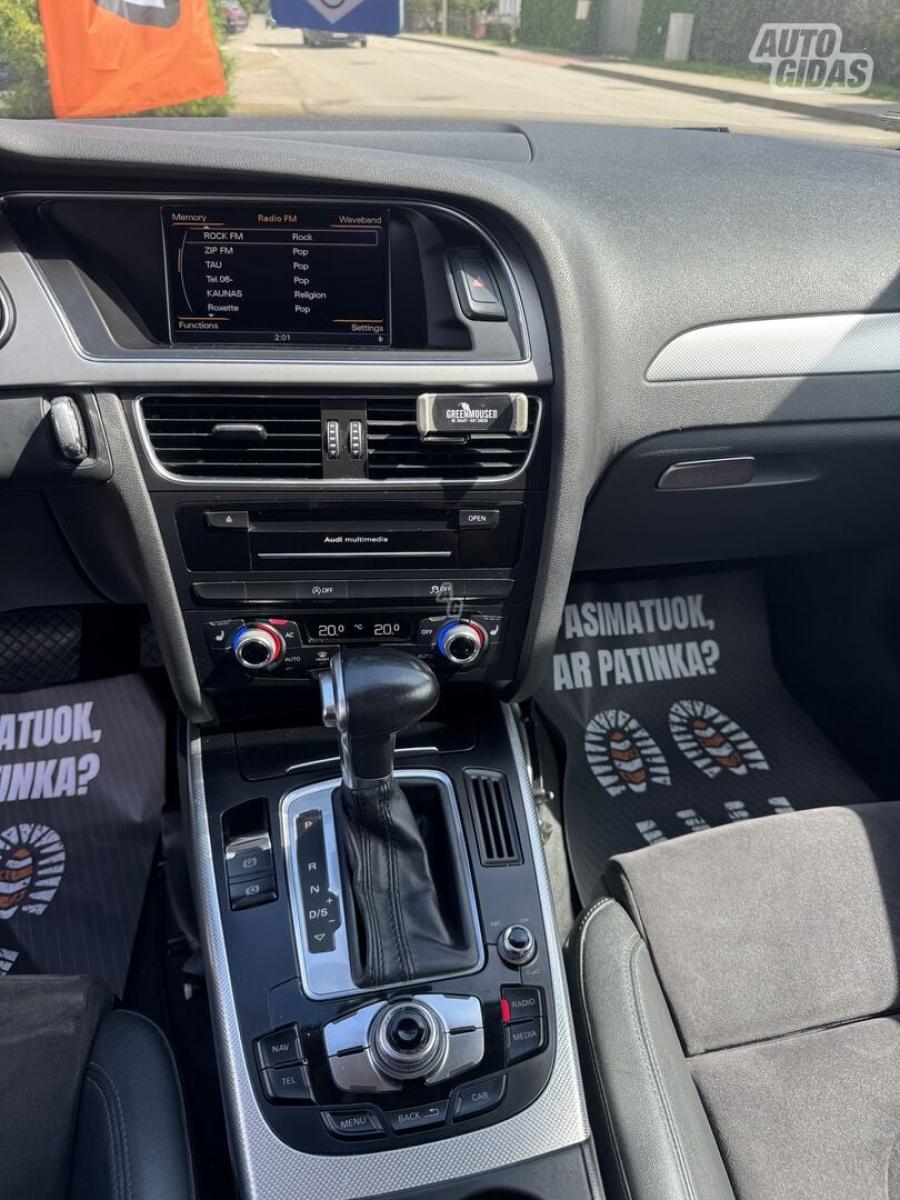 Pelēks Audi A4 2012 Kauņa, ar dzinēja tilpumu 3.00 L un nobraukumu 280 tūkst. km par 5899 €, foto 14 vietnē AUTOMOTO.COM.LV