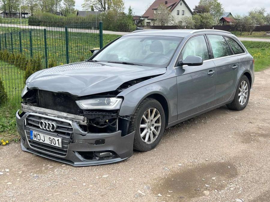 Grey Audi A4 2012 in Vilnius, with an engine capacity of 1.97 L and mileage of 332 thousand km for 2550 €, photo 1 on AUTOMOTO.COM.LV