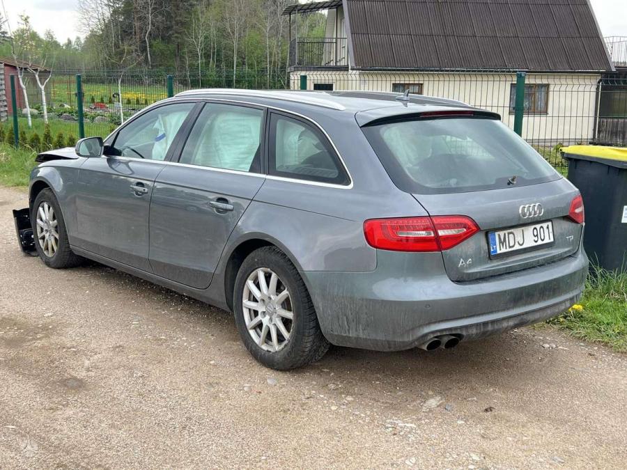 Grey Audi A4 2012 in Vilnius, with an engine capacity of 1.97 L and mileage of 332 thousand km for 2550 €, photo 4 on AUTOMOTO.COM.LV