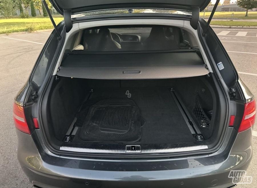 Pelēks Audi A4 2012 Tauragė, ar dzinēja tilpumu 2.00 L un nobraukumu 278 tūkst. km par 8450 €, foto 35 vietnē AUTOMOTO.COM.LV