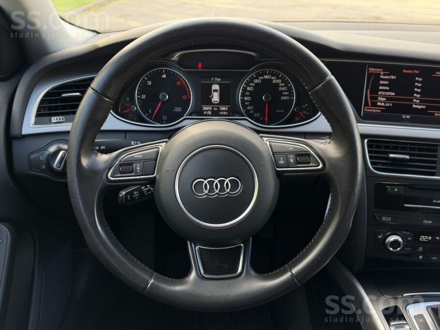 Grey Audi A4 2012 in Tukums, with an engine capacity of 3.00 L and mileage of 256 thousand km for 8290 €, photo 16 on AUTOMOTO.COM.LV