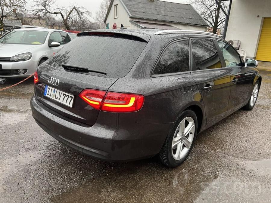Grey Audi A4 2013 in Liepaja, with an engine capacity of 2.00 L and mileage of 282 thousand km for 10000 €, photo 3 on AUTOMOTO.COM.LV