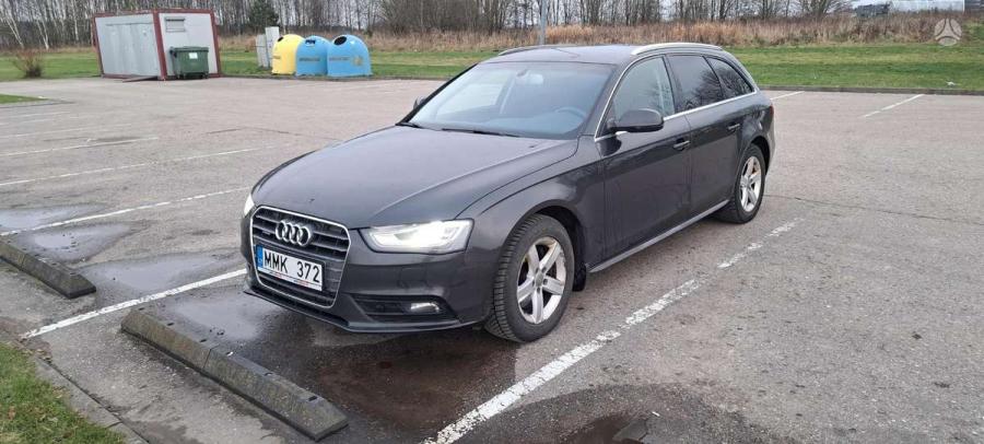 Pelēks Audi A4 2013 Viļņa, ar dzinēja tilpumu 1.97 L un nobraukumu 224 tūkst. km par 8500 €, foto 4 vietnē AUTOMOTO.COM.LV