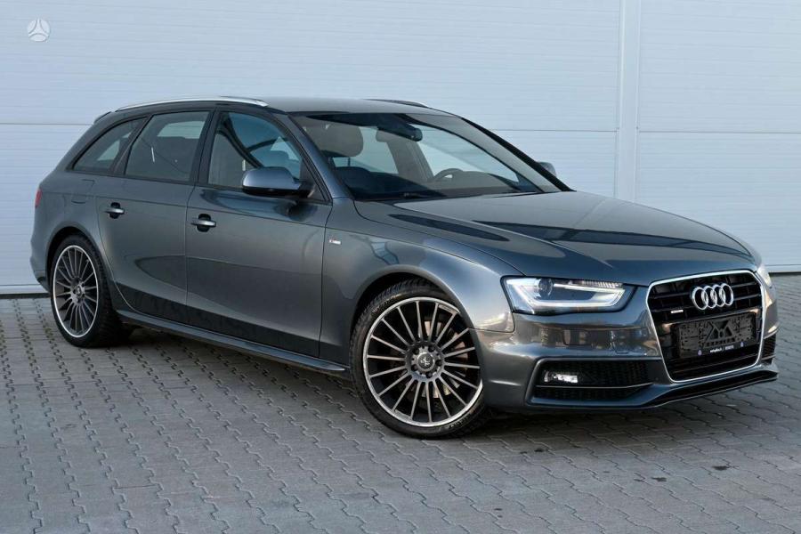 Pelēks Audi A4 2013 Kretinga, ar dzinēja tilpumu 2.97 L un nobraukumu 242 tūkst. km par 11499 €, foto 1 vietnē AUTOMOTO.COM.LV