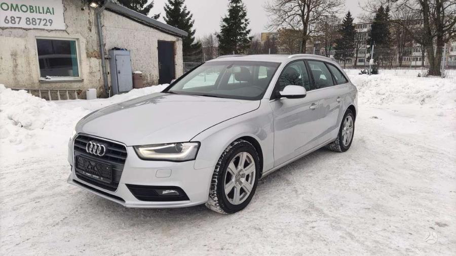Grey Audi A4 2013 in Klaipeda, with an engine capacity of 1.97 L and mileage of 213 thousand km for 7250 €, photo 1 on AUTOMOTO.COM.LV
