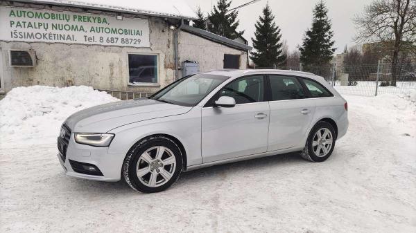 Grey Audi A4 2013 in Klaipeda, with an engine capacity of 1.97 L and mileage of 213 thousand km for 7250 €, photo 3 on AUTOMOTO.COM.LV