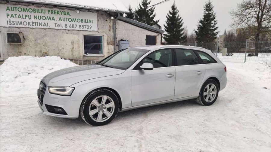 Grey Audi A4 2013 in Klaipeda, with an engine capacity of 1.97 L and mileage of 213 thousand km for 7250 €, photo 3 on AUTOMOTO.COM.LV