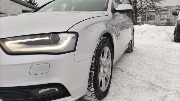 Grey Audi A4 2013 in Klaipeda, with an engine capacity of 1.97 L and mileage of 213 thousand km for 7250 €, photo 4 on AUTOMOTO.COM.LV