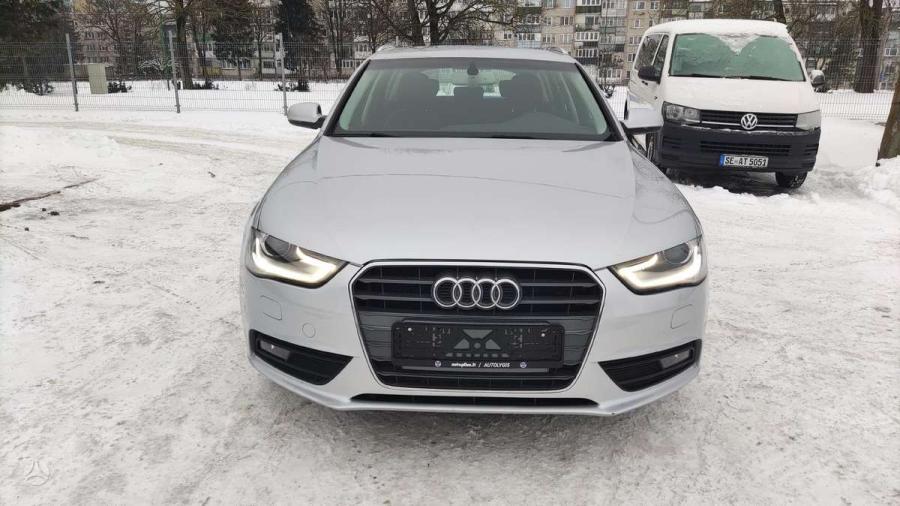 Grey Audi A4 2013 in Klaipeda, with an engine capacity of 1.97 L and mileage of 213 thousand km for 7250 €, photo 5 on AUTOMOTO.COM.LV