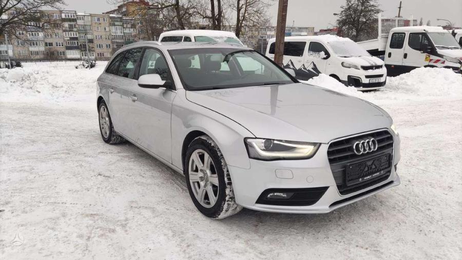 Grey Audi A4 2013 in Klaipeda, with an engine capacity of 1.97 L and mileage of 213 thousand km for 7250 €, photo 6 on AUTOMOTO.COM.LV