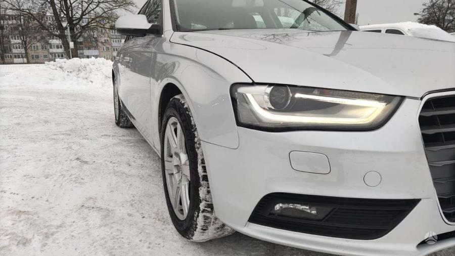 Grey Audi A4 2013 in Klaipeda, with an engine capacity of 1.97 L and mileage of 213 thousand km for 7250 €, photo 7 on AUTOMOTO.COM.LV