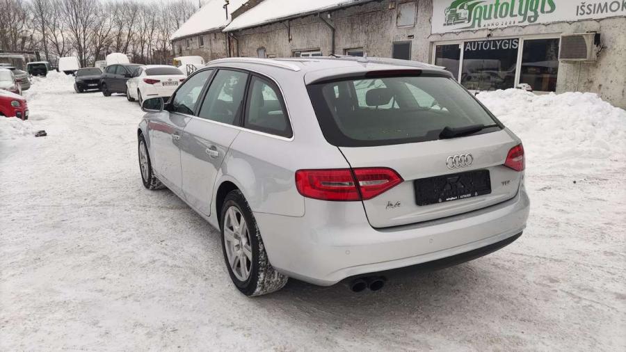 Grey Audi A4 2013 in Klaipeda, with an engine capacity of 1.97 L and mileage of 213 thousand km for 7250 €, photo 12 on AUTOMOTO.COM.LV