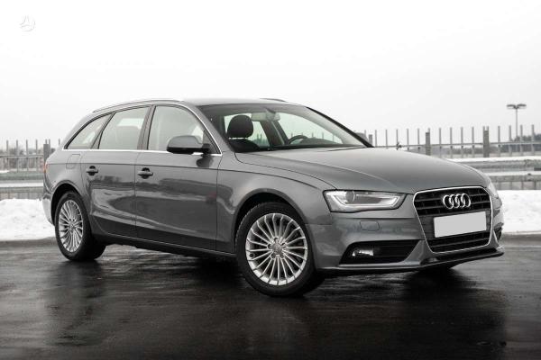 Pelēks Audi A4 2013 Viļņa, ar dzinēja tilpumu 2.00 L un nobraukumu 327 tūkst. km par 6900 €, foto 1 vietnē AUTOMOTO.COM.LV