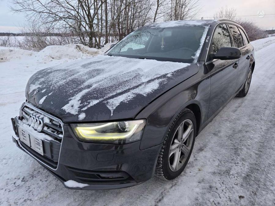 Grey Audi A4 2013 in Kaunas, with an engine capacity of 1.97 L and mileage of 214 thousand km for 3800 €, photo 1 on AUTOMOTO.COM.LV