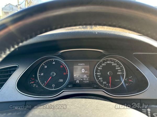 Grey Audi A4 2013 in Tartu, with an engine capacity of 2.00 L and mileage of 221 thousand km for 5499 €, photo 11 on AUTOMOTO.COM.LV