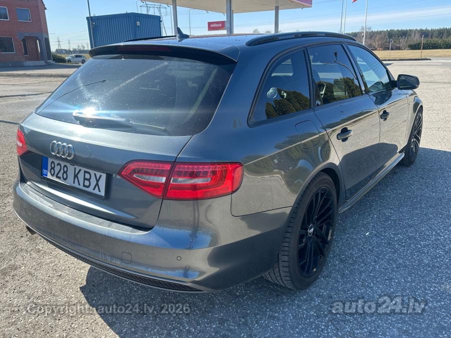 Grey Audi A4 2013 in Tallinn, with an engine capacity of 3.00 L and mileage of 363 thousand km for 14999 €, photo 5 on AUTOMOTO.COM.LV