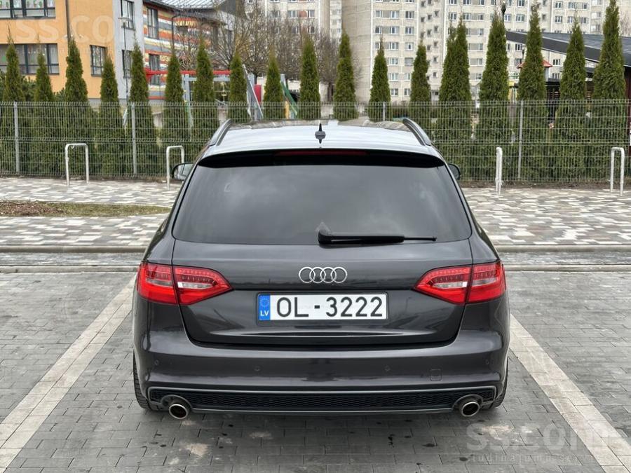 Grey Audi A4 2013 in Riga, with an engine capacity of 3.00 L and mileage of 288 thousand km for 9600 €, photo 8 on AUTOMOTO.COM.LV