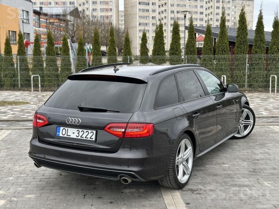 Grey Audi A4 2013 in Riga, with an engine capacity of 3.00 L and mileage of 288 thousand km for 9600 €, photo 9 on AUTOMOTO.COM.LV