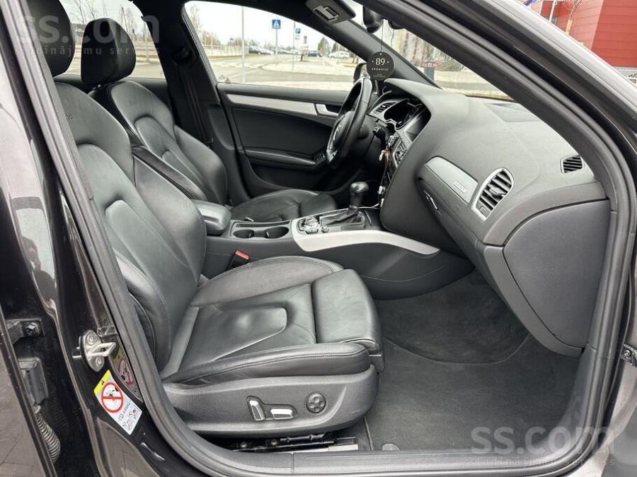 Grey Audi A4 2013 in Riga, with an engine capacity of 3.00 L and mileage of 288 thousand km for 9600 €, photo 12 on AUTOMOTO.COM.LV