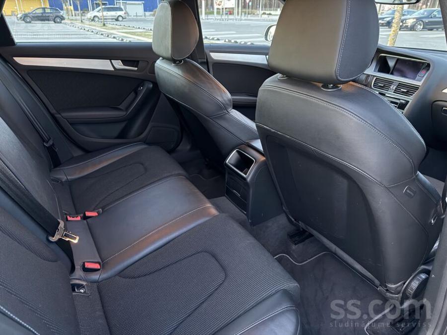 Grey Audi A4 2013 in Riga, with an engine capacity of 2.00 L and mileage of 237 thousand km for 9190 €, photo 16 on AUTOMOTO.COM.LV