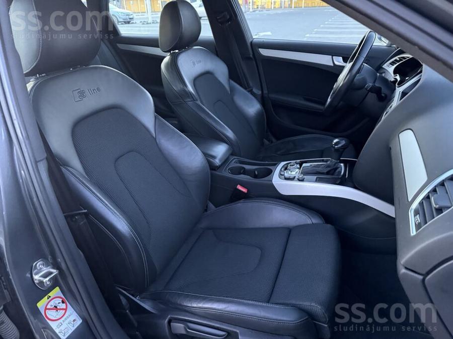Grey Audi A4 2013 in Riga, with an engine capacity of 2.00 L and mileage of 237 thousand km for 9190 €, photo 11 on AUTOMOTO.COM.LV