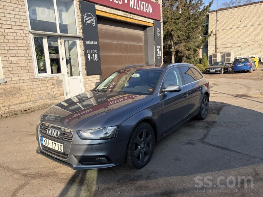Grey Audi A4 2013 in Riga, with an engine capacity of 3.00 L and mileage of 304 thousand km for 6500 €, photo 3 on AUTOMOTO.COM.LV